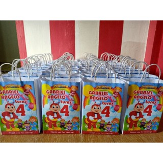 Jollibee Jollitown theme customize lootbag / paper bag (10pcs./order ...
