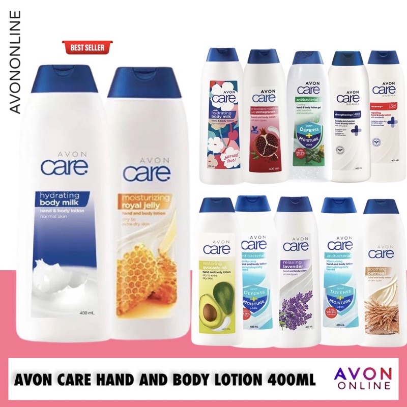 AVON CARE RESTORING Hand & Body Lotion 400ML | Shopee Philippines
