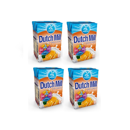 Dutch Mill Yoghurt Drink Orange Juice 4 Pieces 90ml | Shopee Philippines