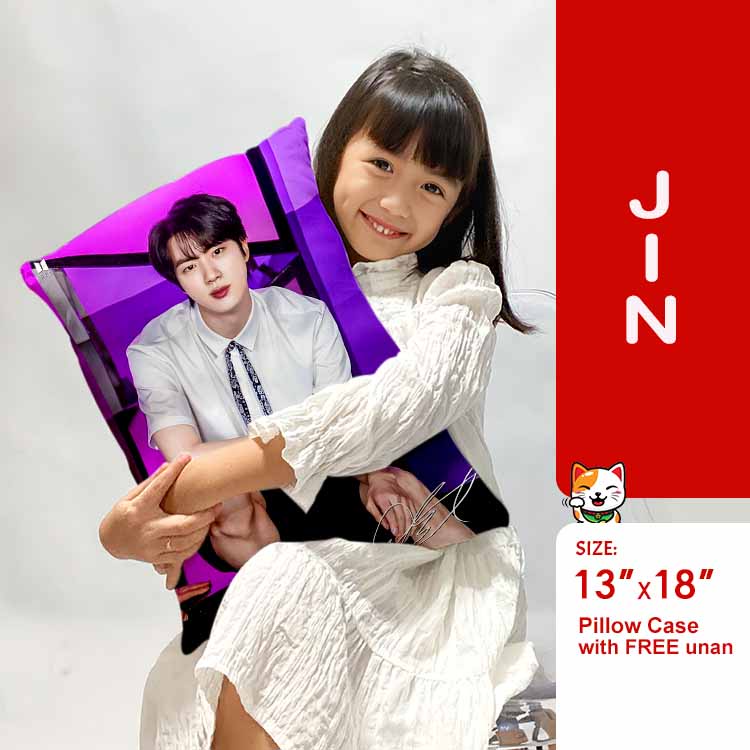 BTS Merch Jin Pillow PROOF BTS FESTA 2022 YET TO COME big size 13x18 ...