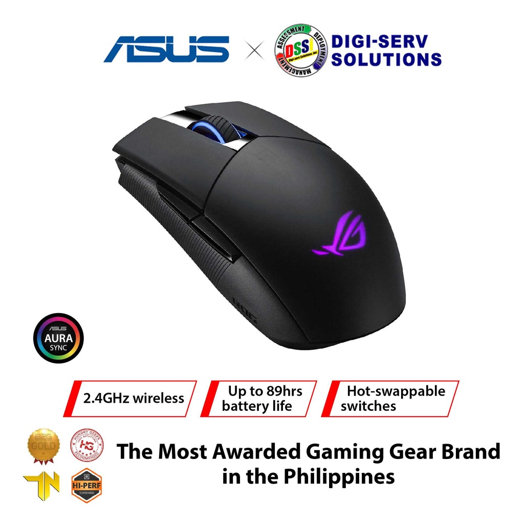 Asus ROG Strix Impact II Wireless Gaming Mouse | Shopee Philippines