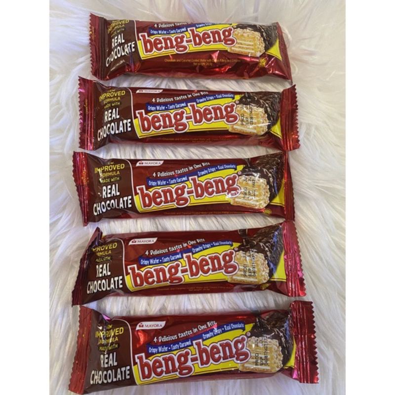 1 Bar Beng-Beng Chocolate Wafer Caramel Crispy Chocolate | Shopee ...