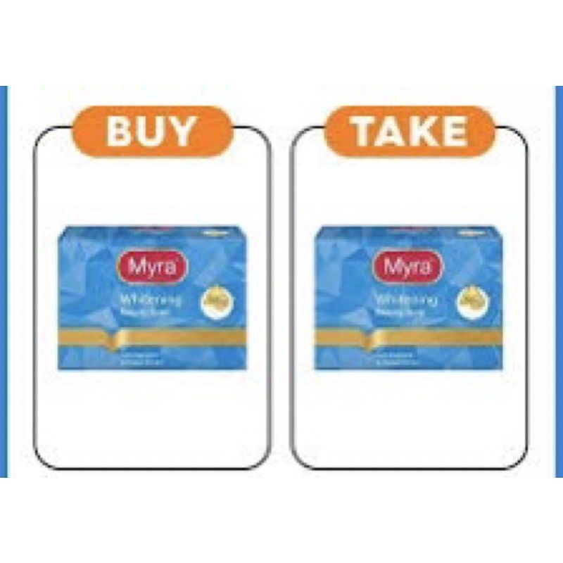 Buy 1 Take 1 Myra E Whitening Bath Soap 90g Authentic | Shopee Philippines