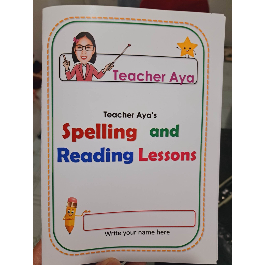 Teacher Aya's Booklet - Spelling and Reading Lesson | Shopee Philippines