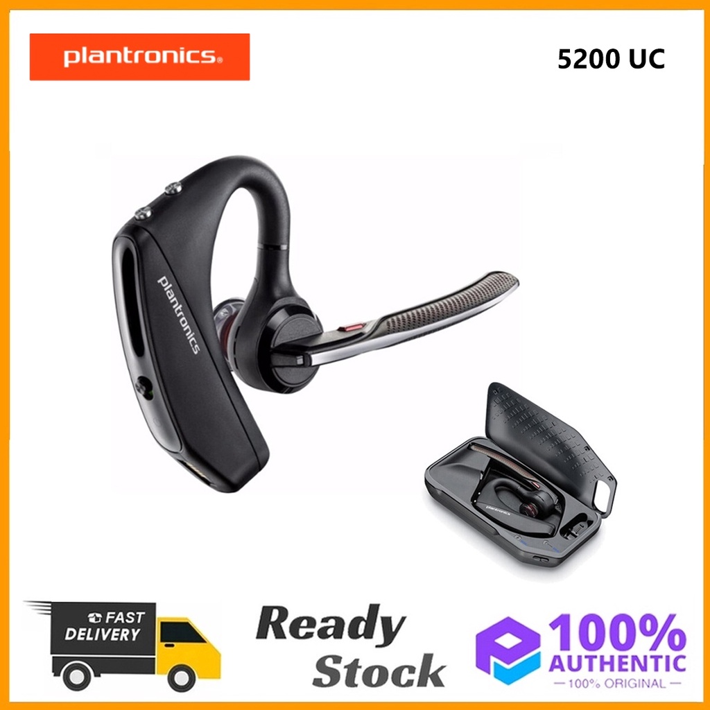Original Plantronics Voyager 5200 UC Bluetooth Earphone Noise Reduction ...
