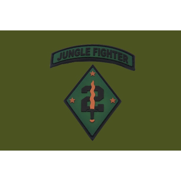 PVC Rubber Patch 2ID Jungle Fighter | Shopee Philippines