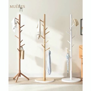1.7M Multi Bag Coat Rack Umbrella Stand Clothes Rack Wooden Hat ...