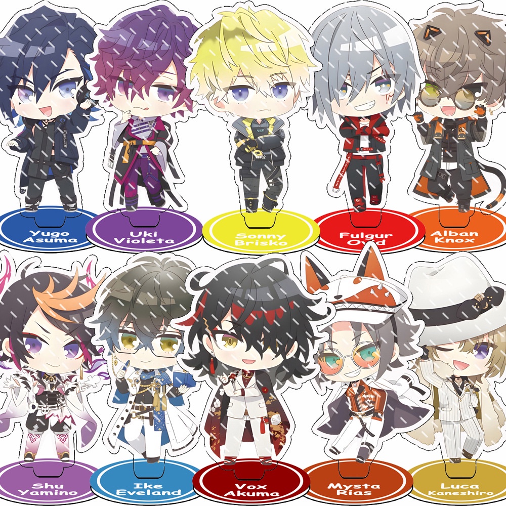 20 Styles Rainbow Club Acrylic Stand Luxiem Noctyx Vox Mysta Ike Luca Shu Sonny Yugo Alban Enna