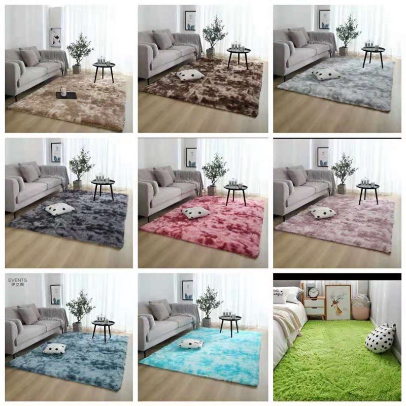 150*200cm Carpet non-slip Plush Carpet Soft Rug Floor Bedroom Fluffy ...