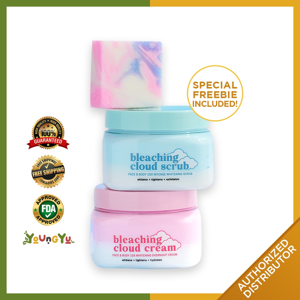 Ivana Skin Bleaching Cloud Soap, Cream and Scrub Face and Body 10x ...