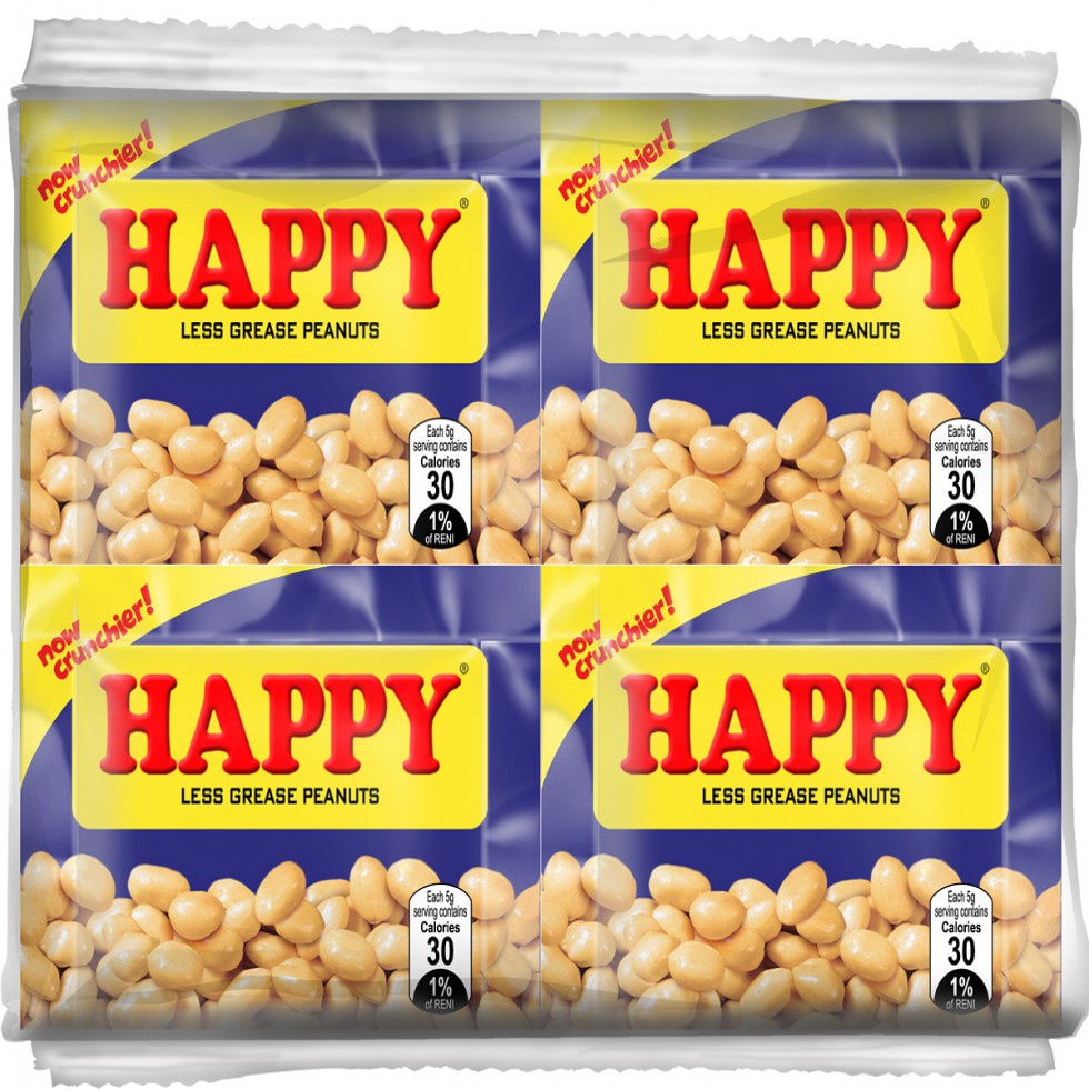 Happy Peanut Less Grease Peanuts 20sx5g | Shopee Philippines