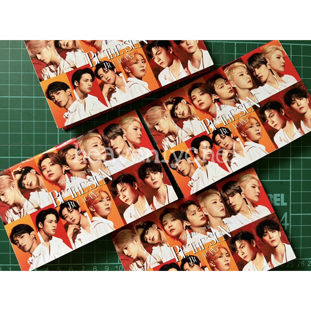 Seventeen SVT Be The Sun BeTS in Bulacan Concert Ticket Holder Envelope ...