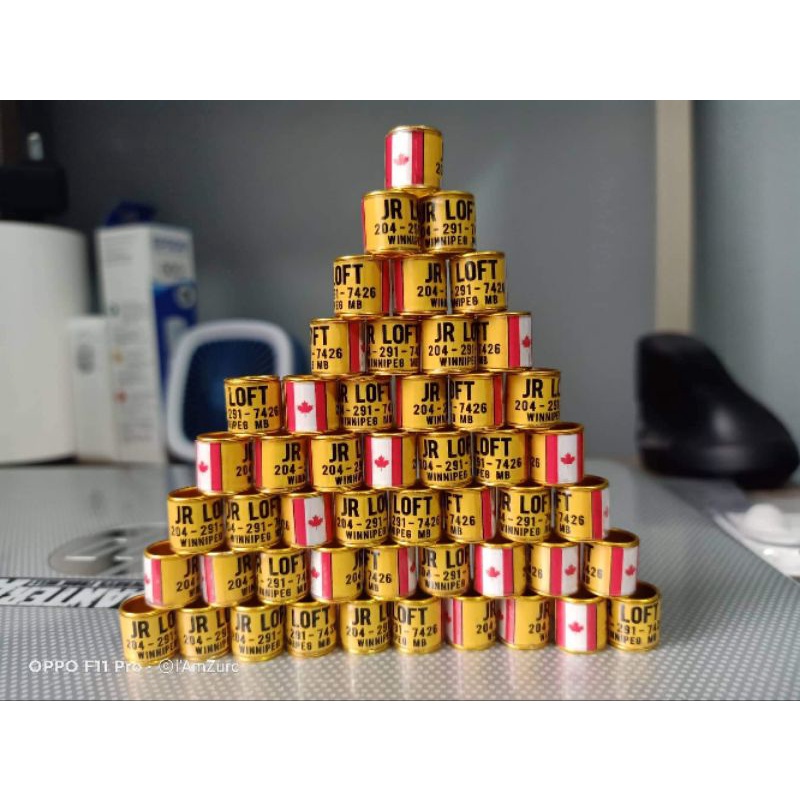 PIGEON RING PERSONALIZED (10PCS) | Shopee Philippines