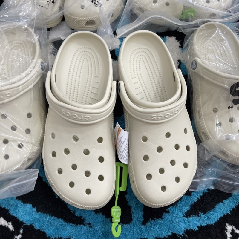 CROCS CLASSIC CLOGS BONE | Shopee Philippines