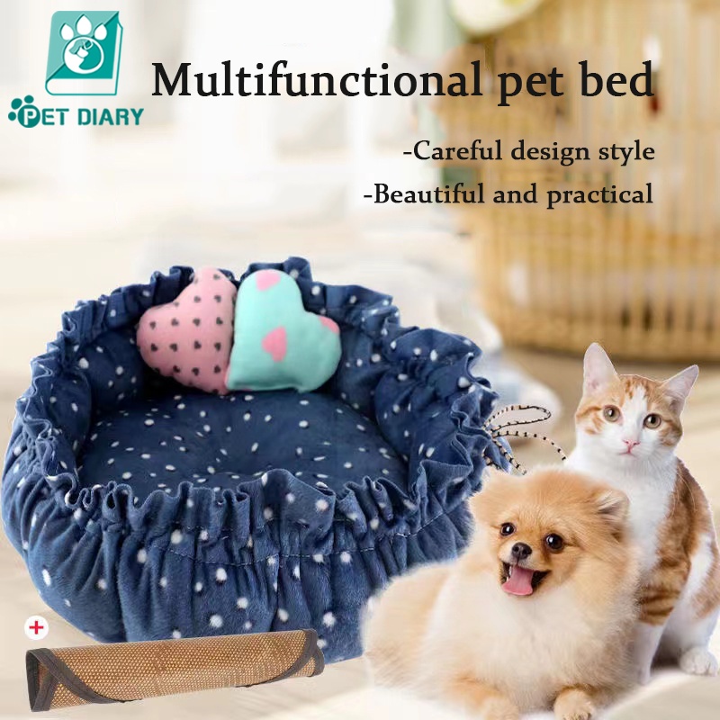 Cute Pet Bed Dog bed Cat bed washable large Can make blankets and beds ...
