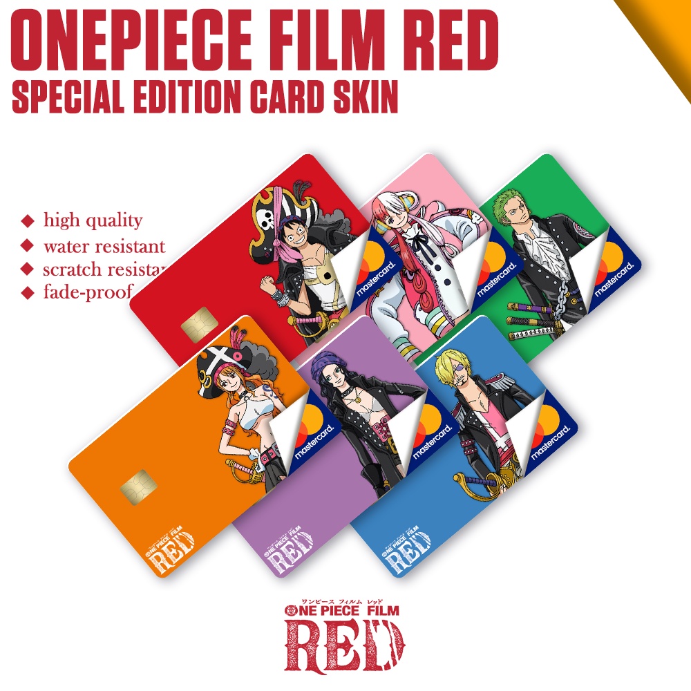 One Piece Sticker Special Edition Card Skin for Credit / Debit / ATM ...