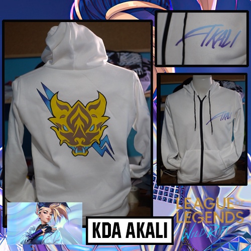 KDA Akali Tiger League of Legends Jacket Hoodie | Shopee Philippines