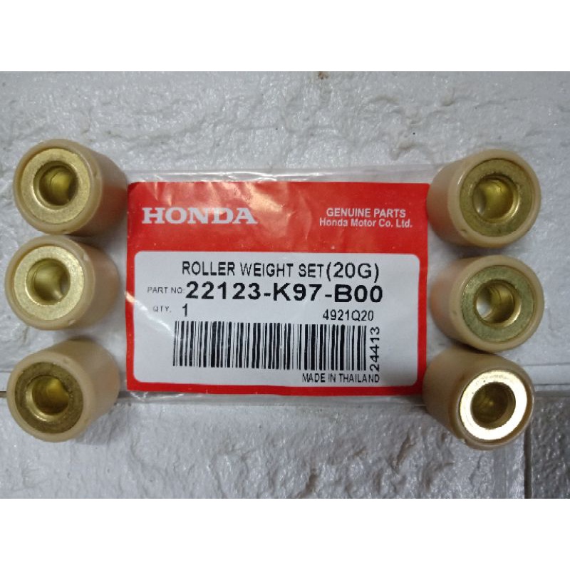 Honda PCX/ ADV / CLICK 150 Pulley Ball 20G Roller Weight Set | Shopee ...