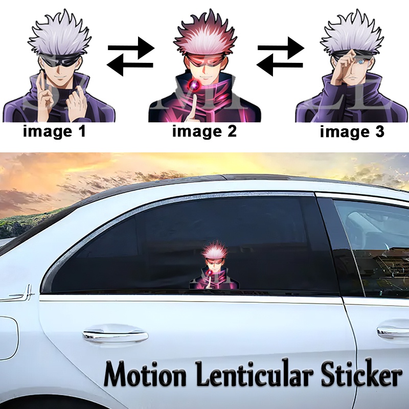 Jujutsu Kaisen Gojo Motion Sticker Anime Car Sticker Waterproof Decals ...