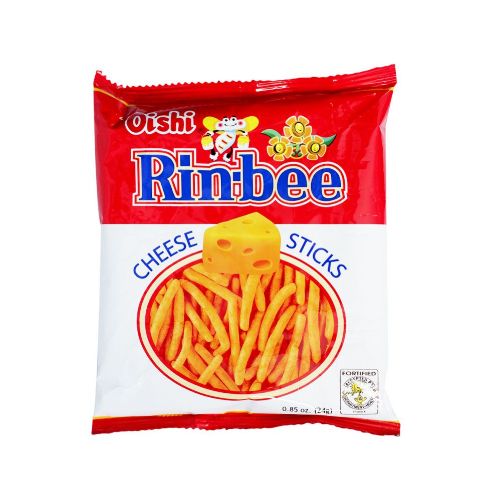 Oishi Rinbee Cheese Sticks 24g | Shopee Philippines