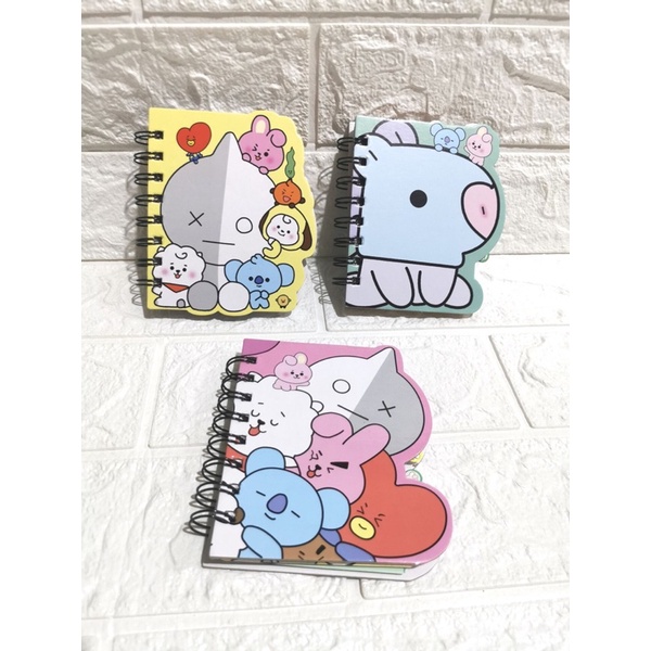 BTS BT21 / unicorn / we bare bears / panda / LOL / sanrio A6 size mini ...