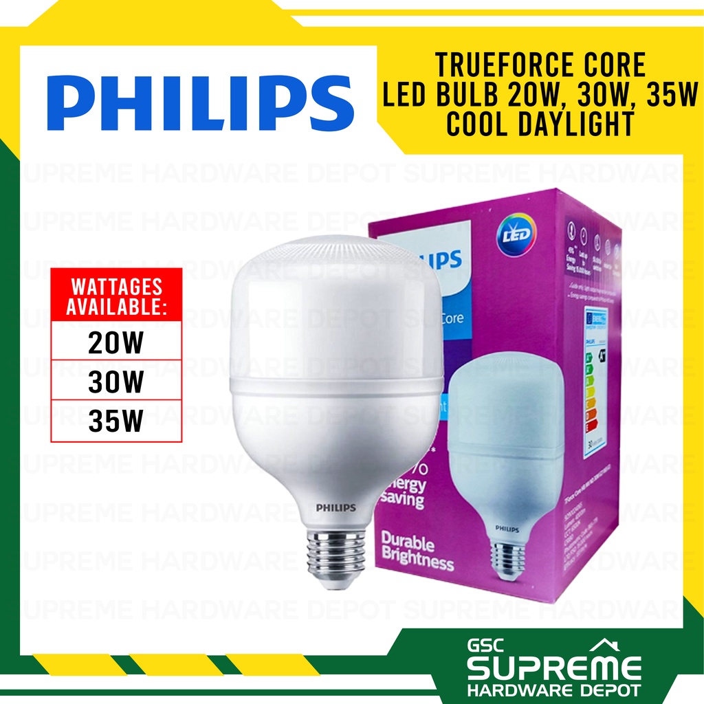 Philips TrueForce Core HighBay LED Capsule Bulb 20W, 30W, 35W Cool ...