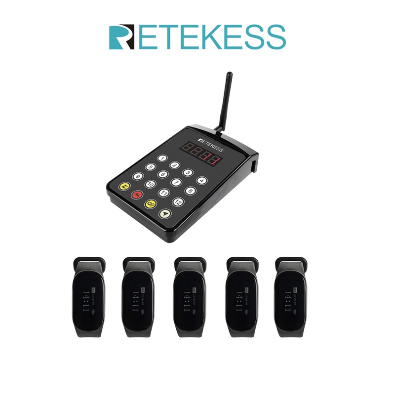 Retekess TD112 Wireless Calling System Transmitter Keypad Watch ...