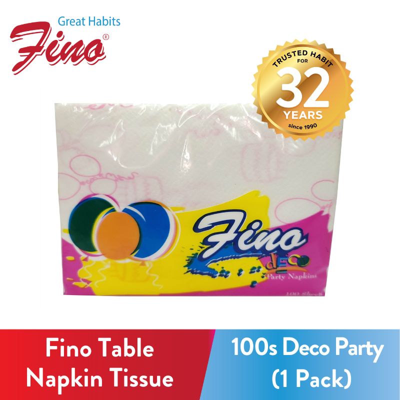 Fino Table Napkin Tissue - Deco Party 100 Sheets | Shopee Philippines