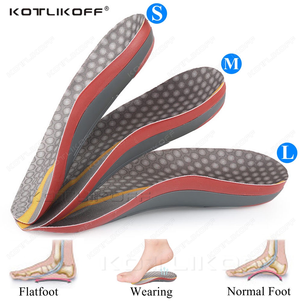KOTLIKOFF Premium Orthotic Insoles Arch Support Cubitus Varus Heel Spur ...