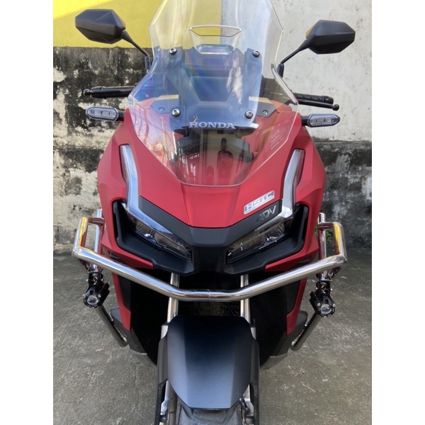 HONDA ADV 160 STAINLESS FULL CRASHGUARD w/ MDL BRACKET READY | Shopee Philippines