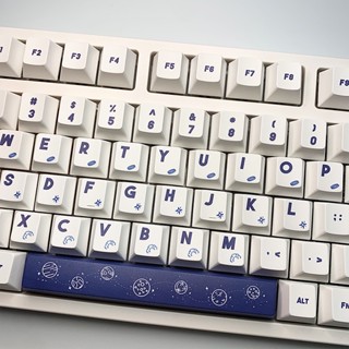 NASA Keycaps Set 126/129Keys Cherry Profile PBT Compatible Gateron ...