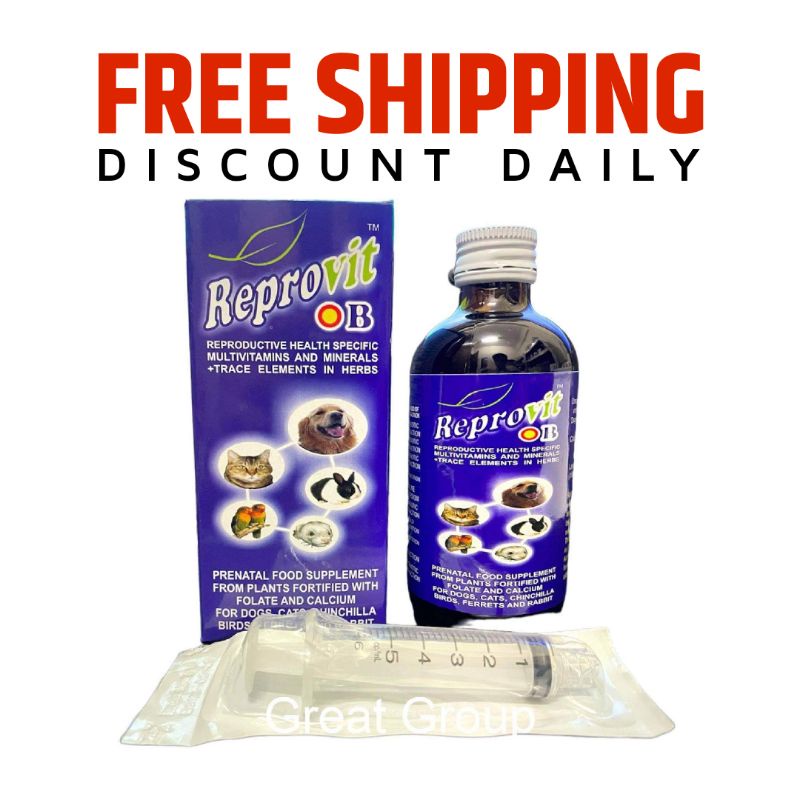 REPROVIT OB Pregnant Pet Vitamins 120ml | Shopee Philippines
