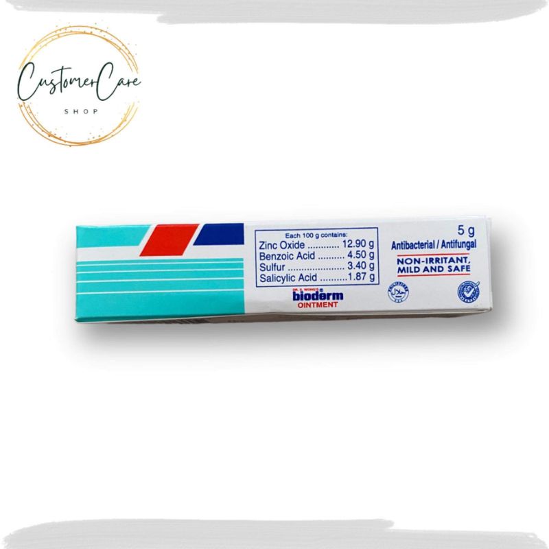 Bioderm Ointment 5g tube by Dr. S. Wong's Antibacterial Antifungal ...