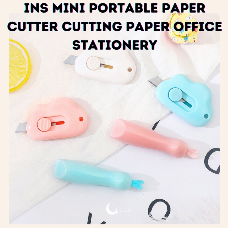 INS Mini Portable Paper Cutter for Cutting Paper Office Stationery ...