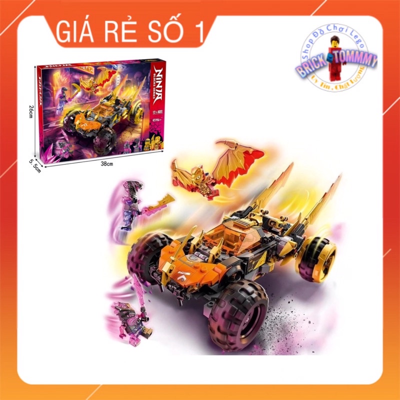 Ninjago 71769 Block Series Zimo 60014 Cole's Dragon Cruiser Assembly ...
