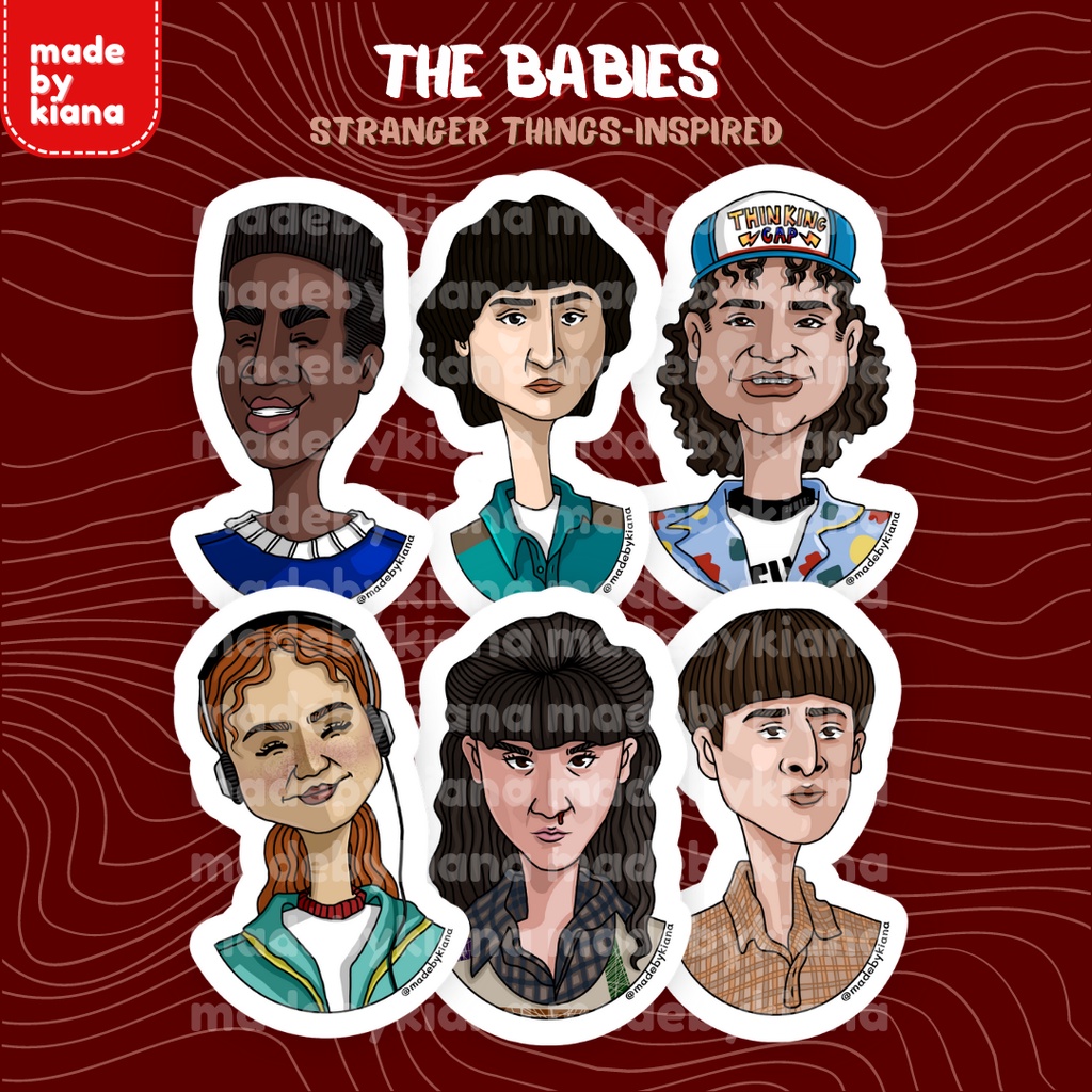 [SOLD PER PIECE] Stranger Things-Inspired "The Babies" Cartoon Vinyl ...