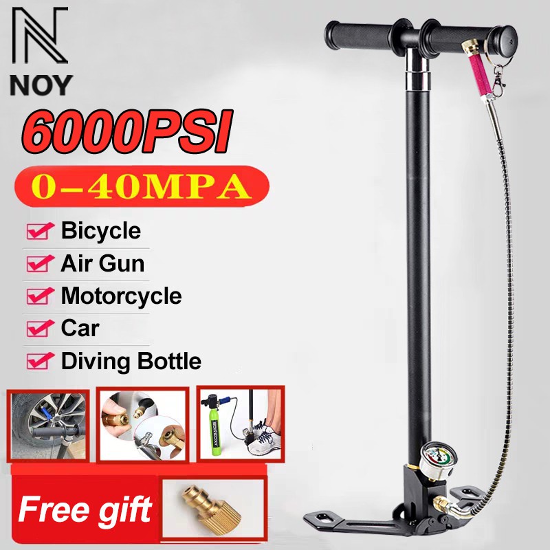Air Pump High Pressure Tire Pump 6000 psi Hand PCP Pump, Inflator Air ...