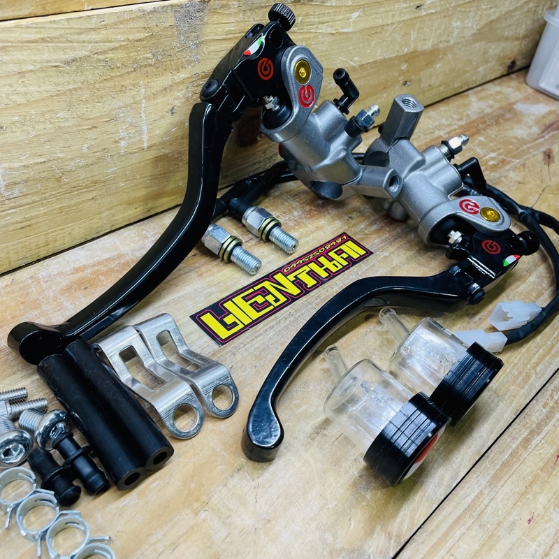 Brake Master P19 Dual Tank W/ Free Hydraulic Swich - Nmax and PCX160 ...