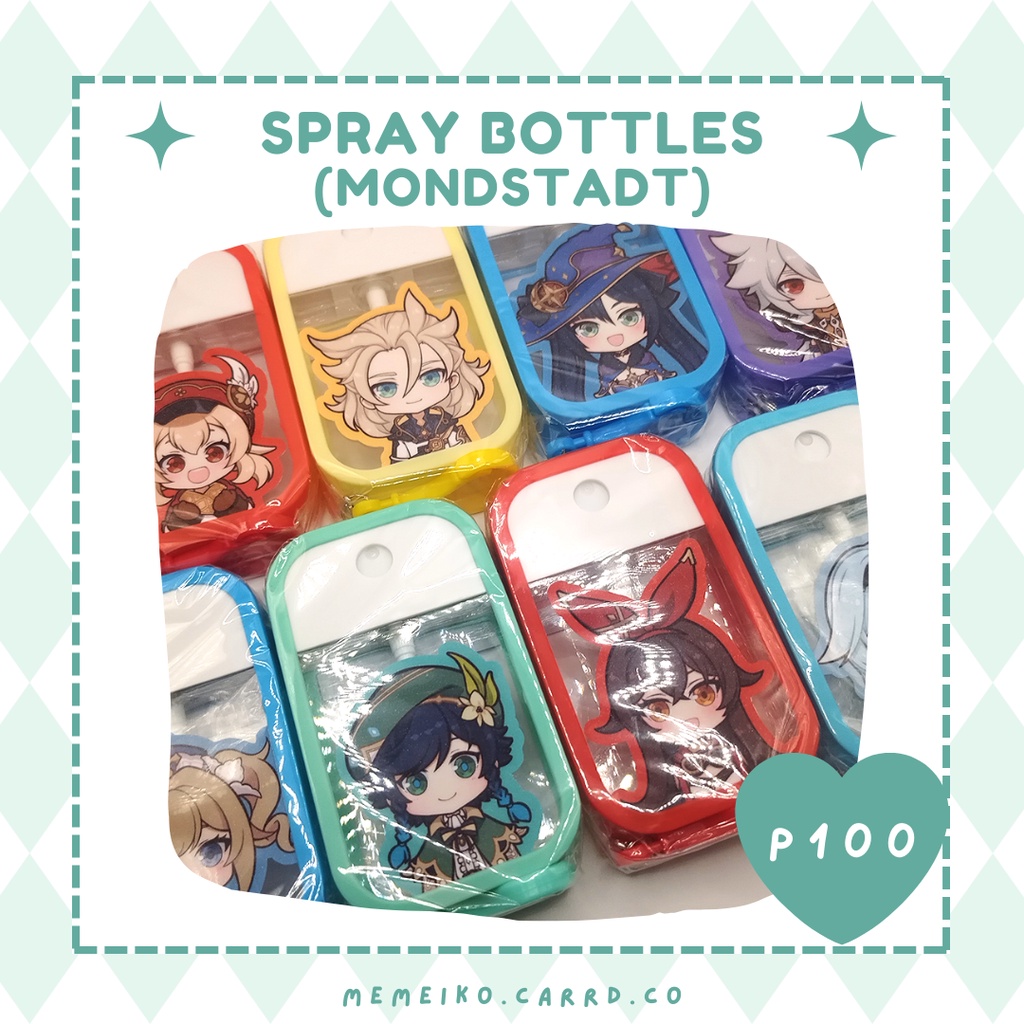 Genshin Impact Alcohol Spray Bottle (Mondstadt) | Shopee Philippines