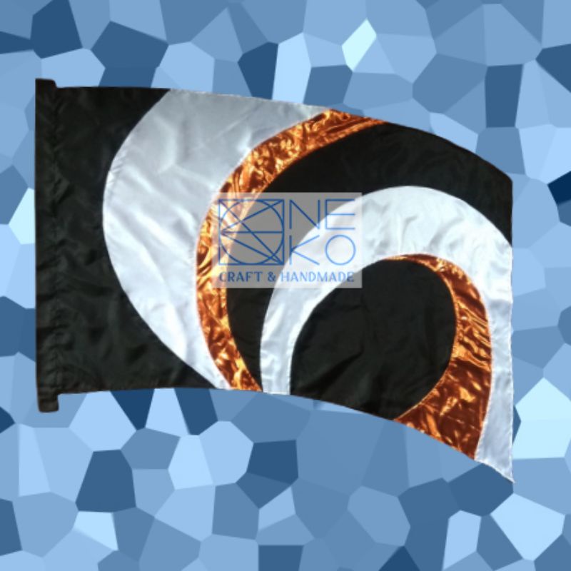 Flag | Standard Flag Twirl Copper Color Guard Drumband/Marching Band ...
