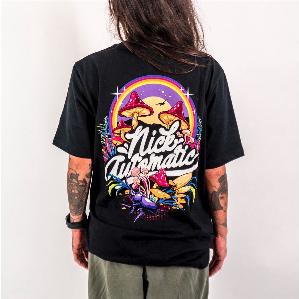 Nick Automatic "Imagine" Black T-shirt | Shopee Philippines