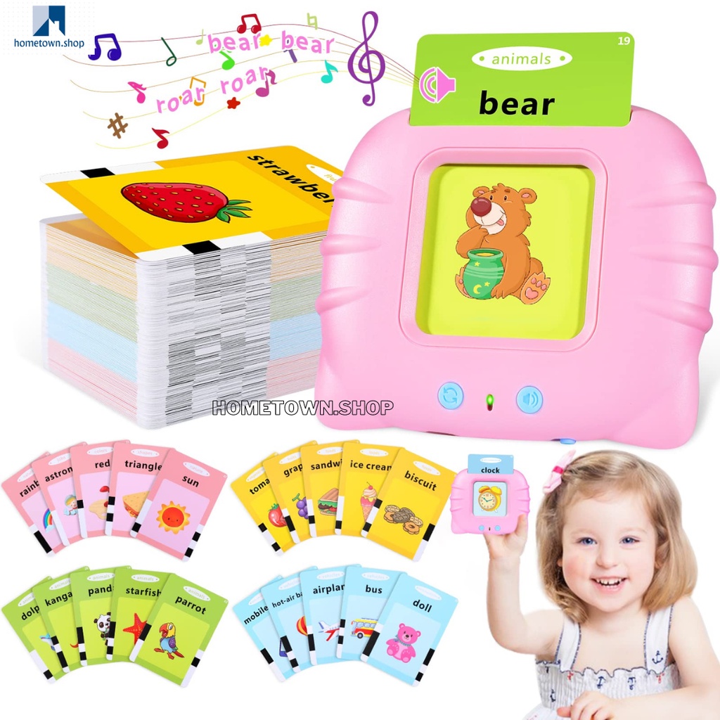 Educational toy for kids talking flashcards English learning machine ...