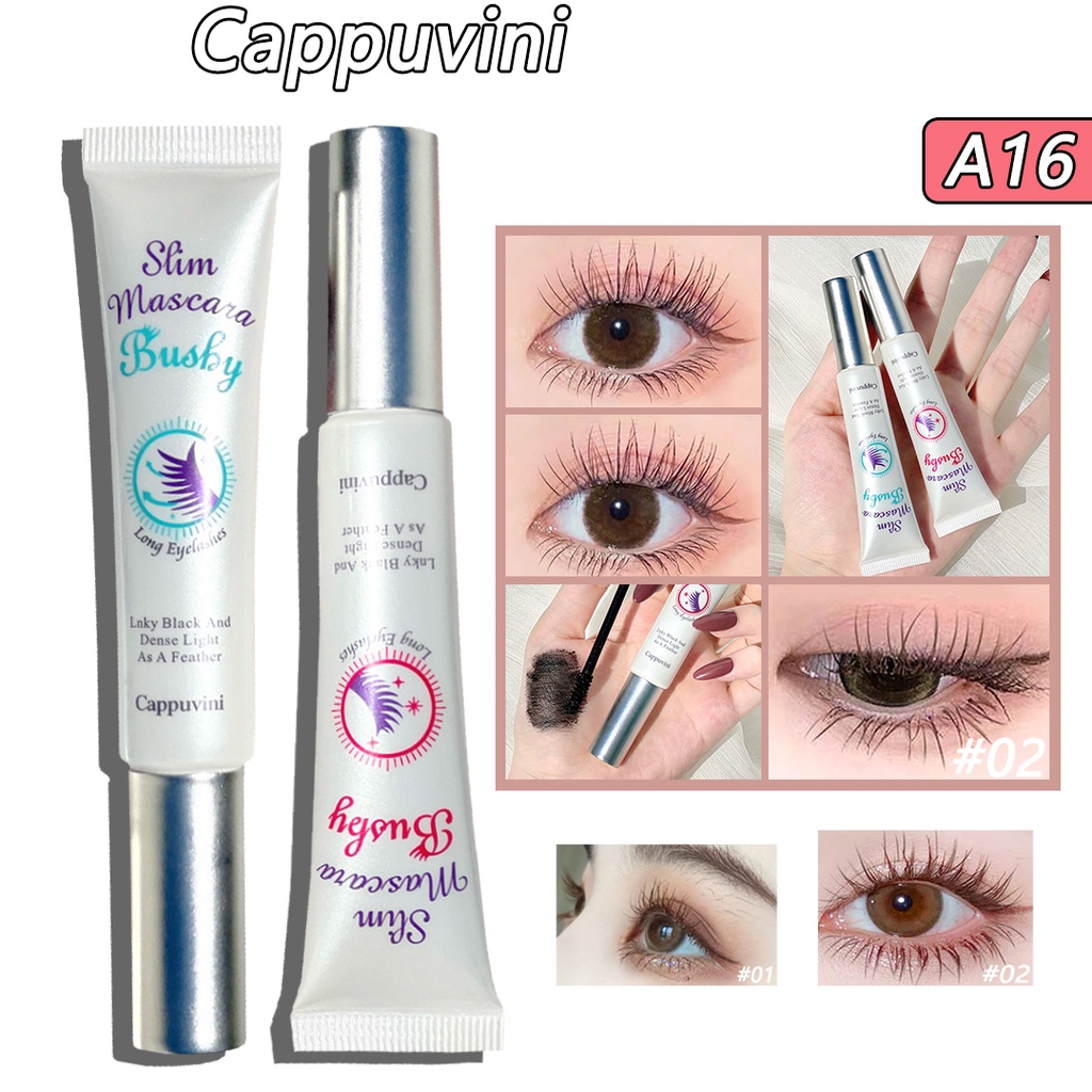 CAPPUVINI 6g/1 Piece Long Natural Mascara Thick | Shopee Philippines