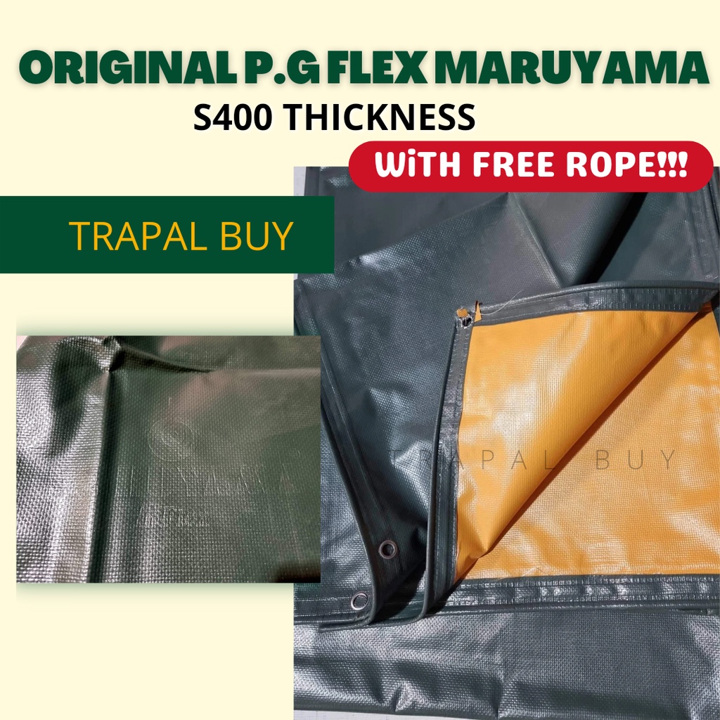 6ft x 36ft S400 PG FLEX MARUYAMA TRAPAL TOLDA LONA TARPAULIN | Shopee ...