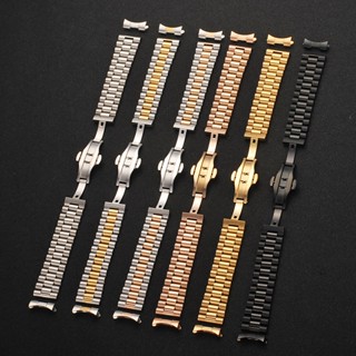 Solid 2in1 Straight Curved End Stainless Steel Watch Band 10 12 13 14 ...