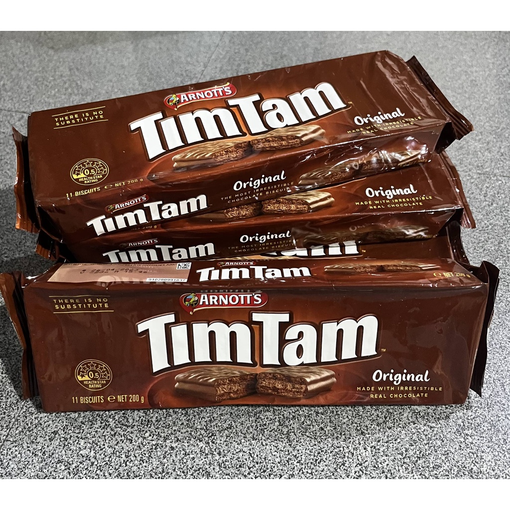 TimTam Original Chocolate Biscuit 200G | Shopee Philippines