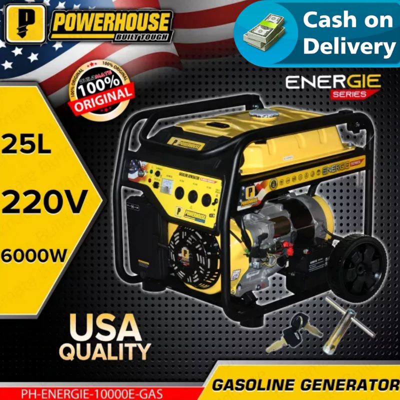 POWERHOUSE ENERGIE SERIES Gasoline Generator With Electric Start ...