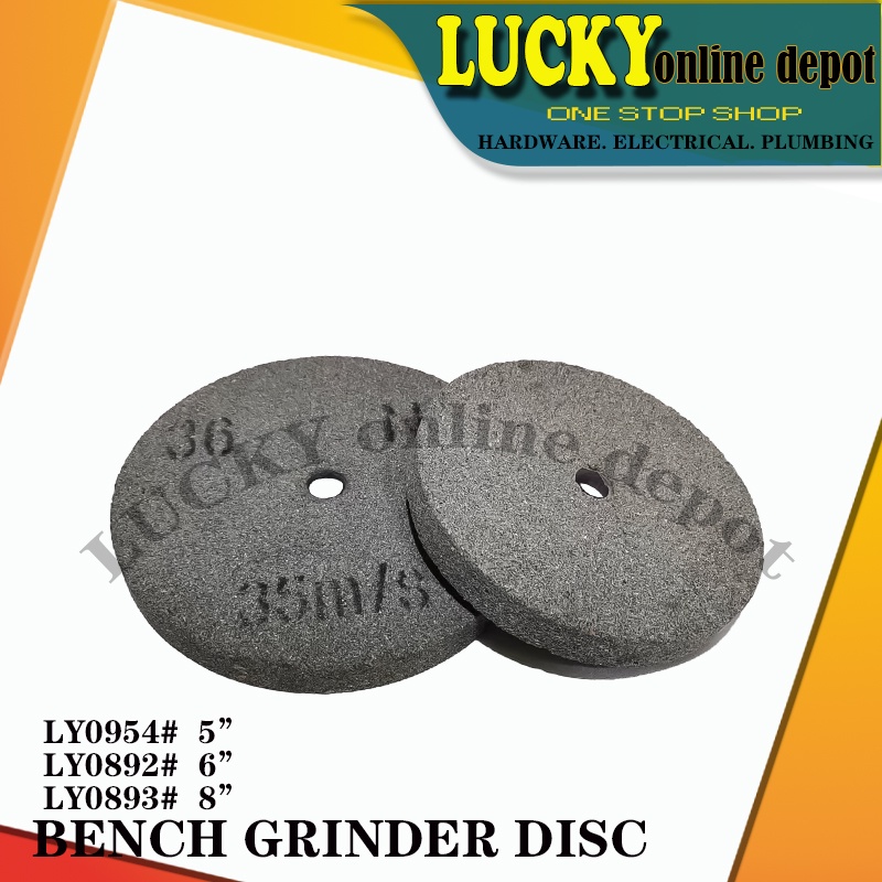GRINDING WHEEL for BENCH GRINDER GRIND STONE SHARPENING DISC | Shopee ...