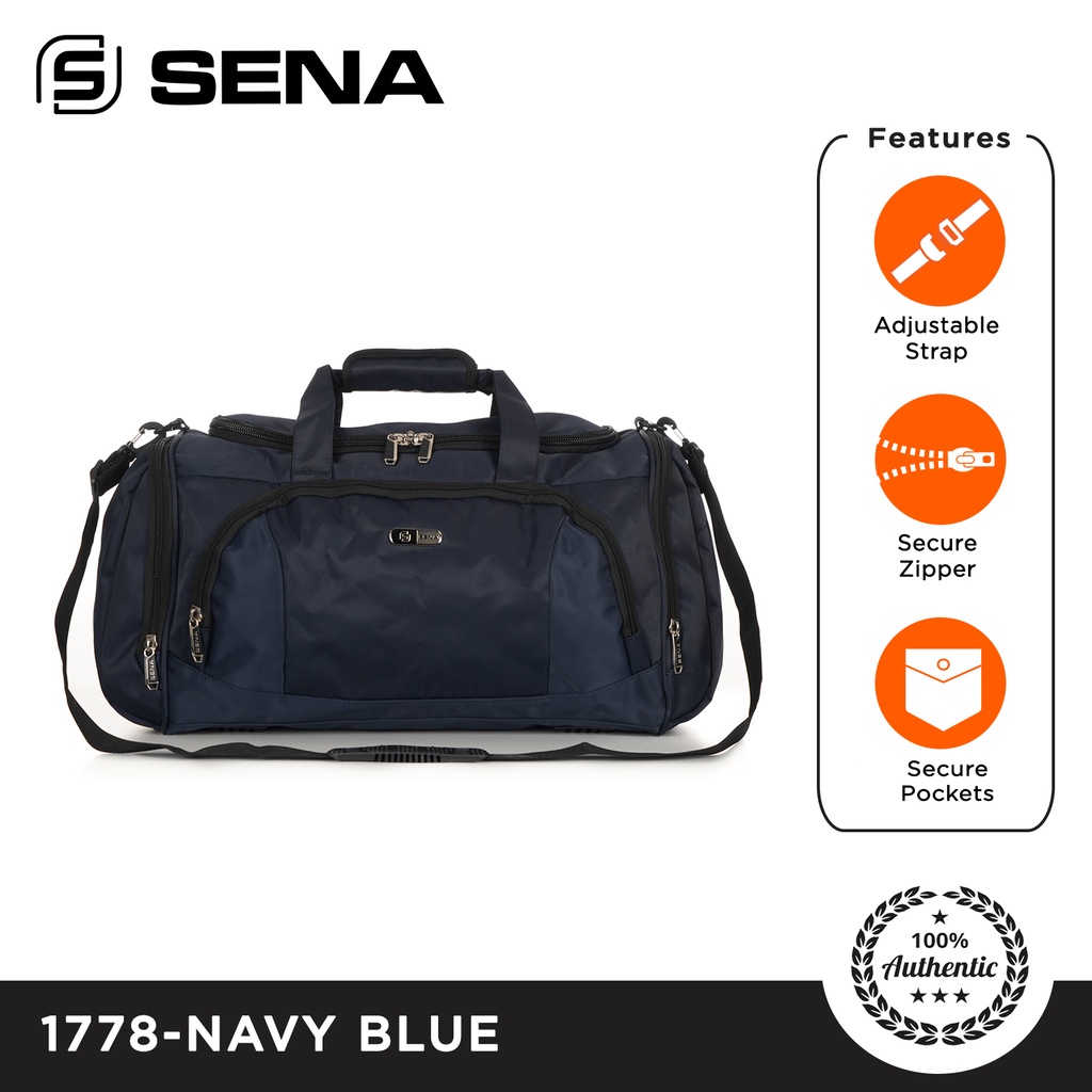 SENA-1778 Travelling Bag Plain | Shopee Philippines