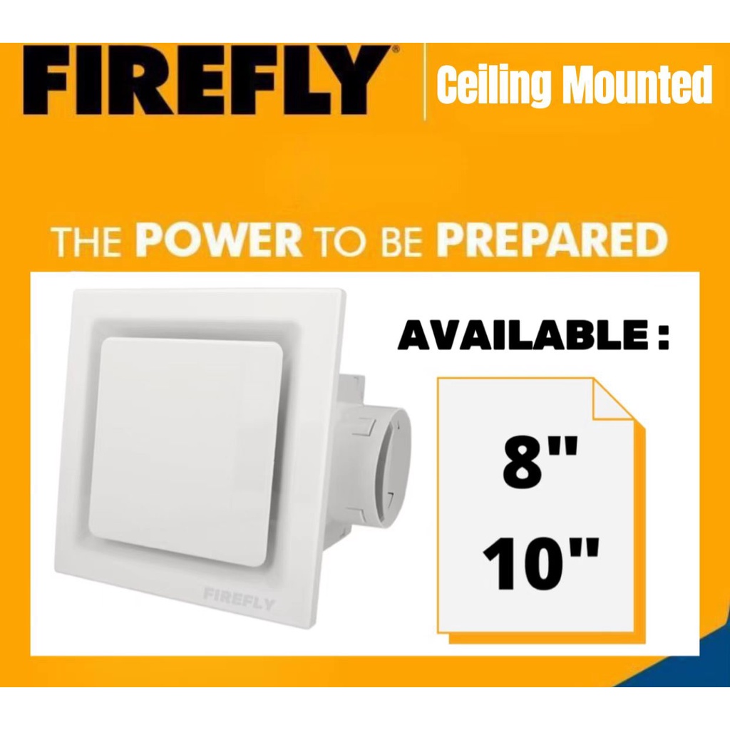 FIREFLY EXHAUST FAN / CEILING MOUNTED | Shopee Philippines